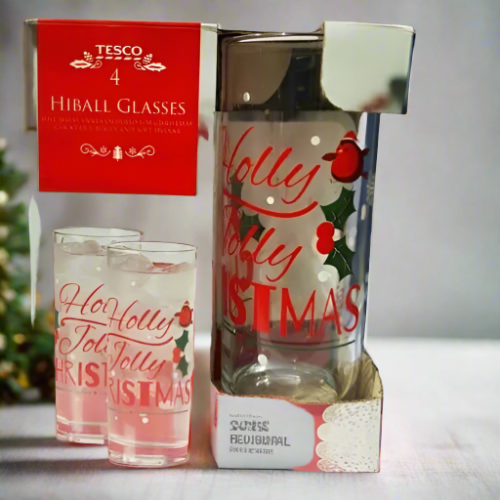 Tesco Holly Jolly Christmas Hi Ball at HOG place..