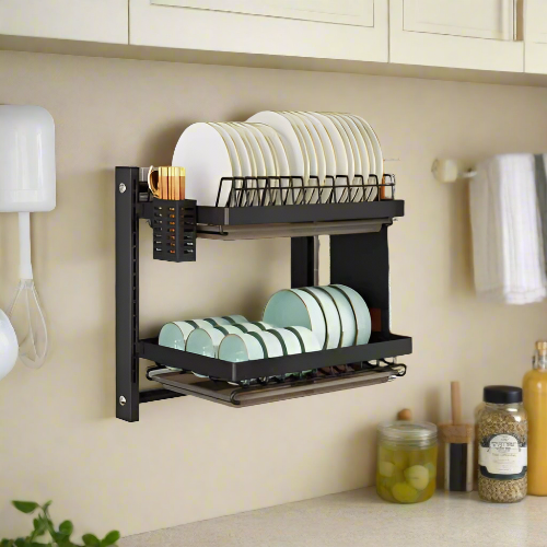 2 Tier Wall Mounted Dish Rack Order Now @HOG Online