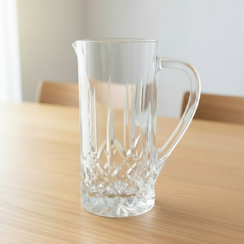 Clear Cut Glass Water Jug. Order Now @HOG Marketplace