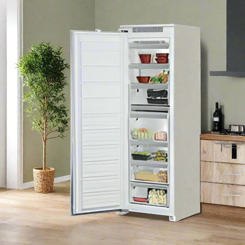 Ignis 197L Built-in Upright Freezer | Frost Free, White. Order @HOG place.