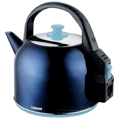 Linsan Round Electric Kettle - 4.8L Blue Order Now @HOG
