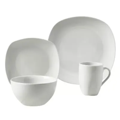 Square Ceramic Dinnerware Set - 16 Pieces Order Now @HOG