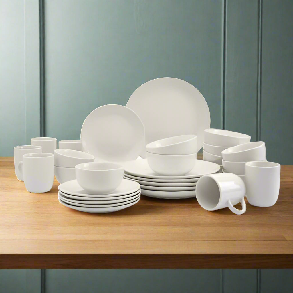 Simple Dining Porcelain Dinnerware Set - 30 Piece. Order Now @HOG