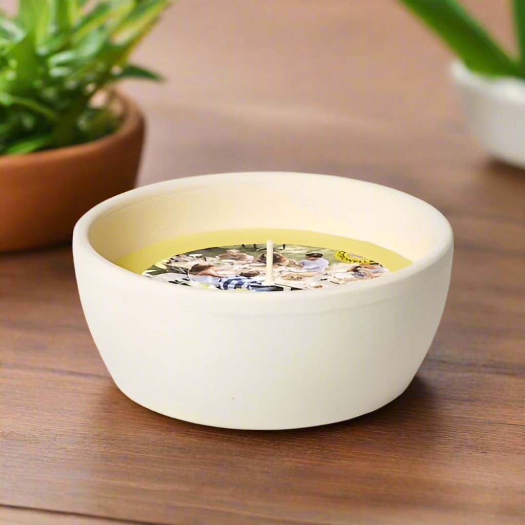 Spaas Lemon-Breeze Citronella Candle In Terracotta. Order @HOG Online