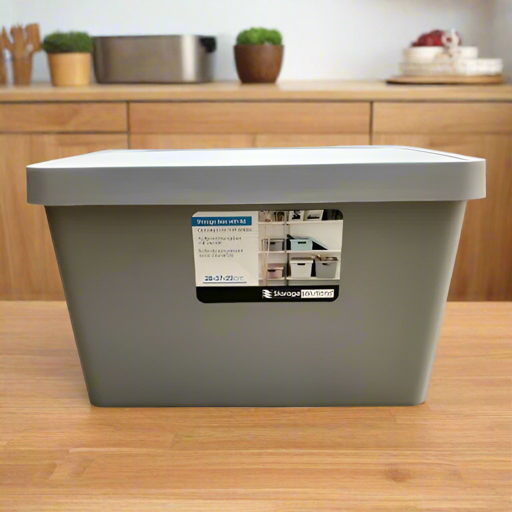 Storage Solution Storage Box With Lid - 28 X 37 X 22cm.@HOG furniture.