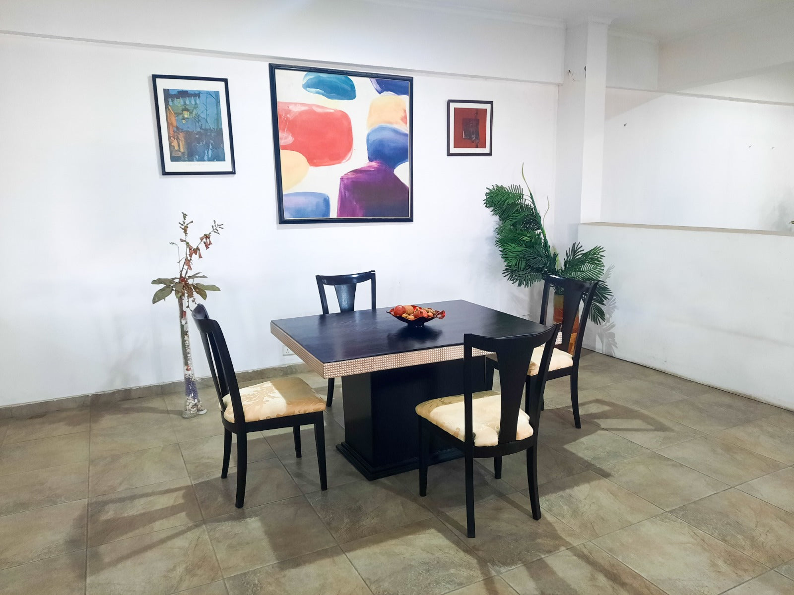Wood Top Dining Set (Cream). Order Now @HOG Marketplace