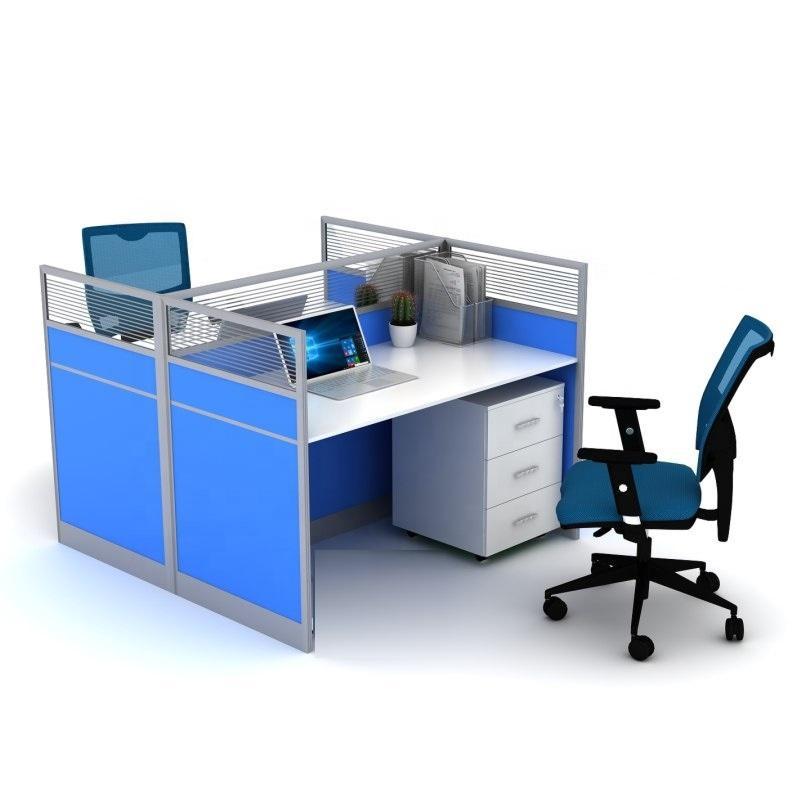 Blue Workstation for 2 persons