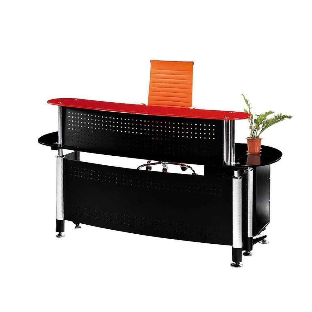 Glass Reception Table -1.6 Meters