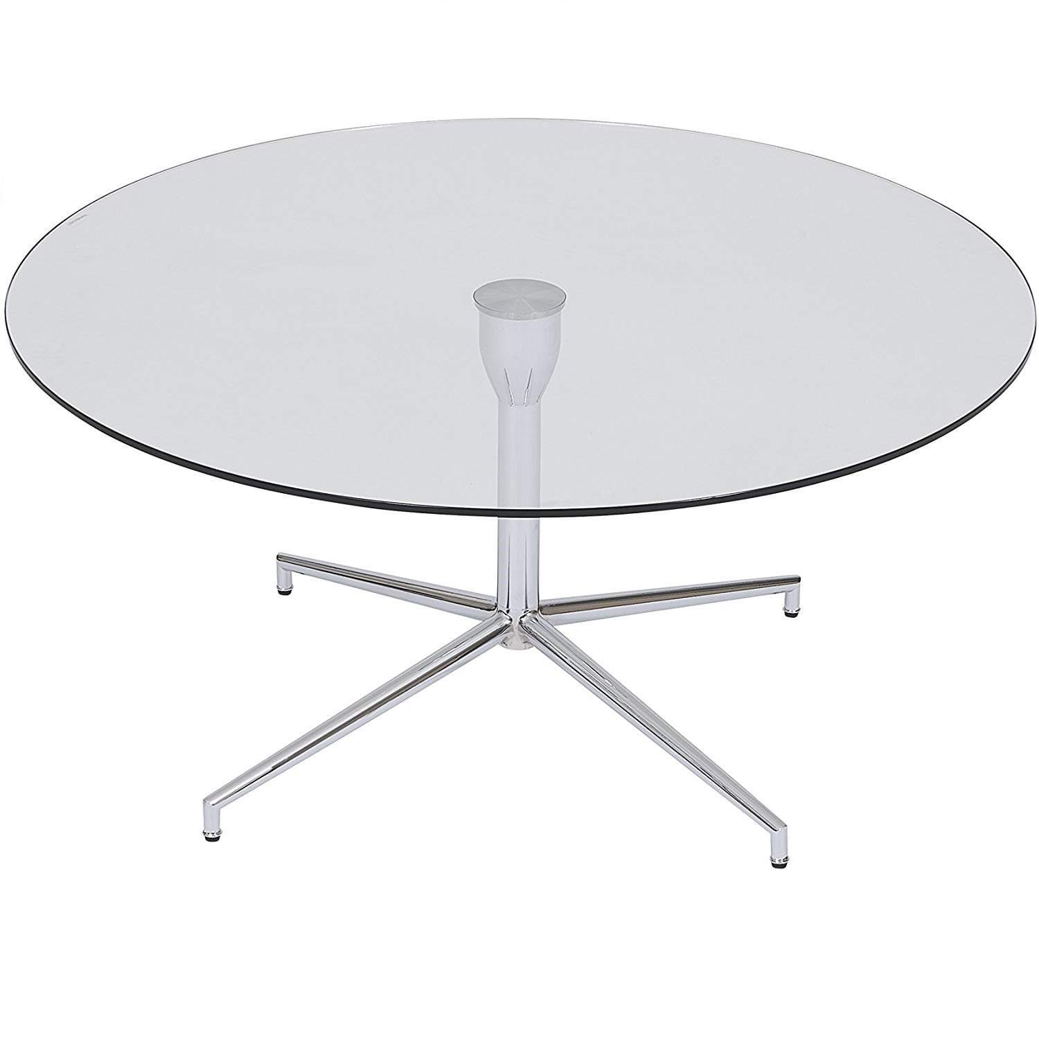 "G" shape Glass Coffee Table