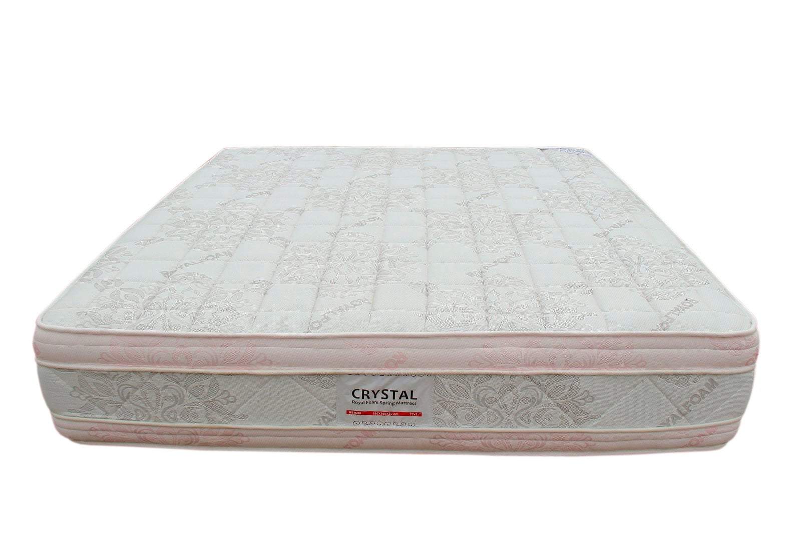 Royal Crystal Spring JACQUARD- 2'' Front & Back-Fully Quilted Mattress